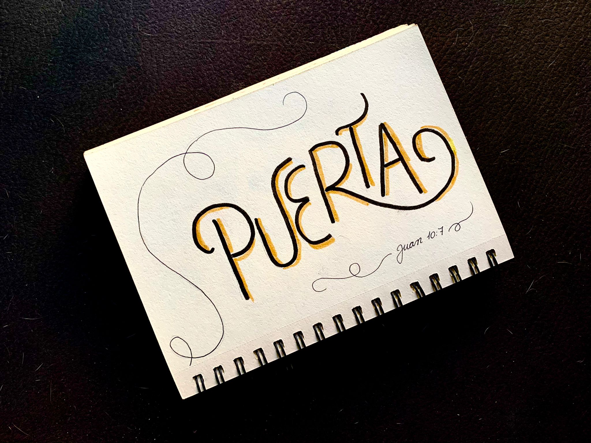 Lettering de Cuaresma: más palabras